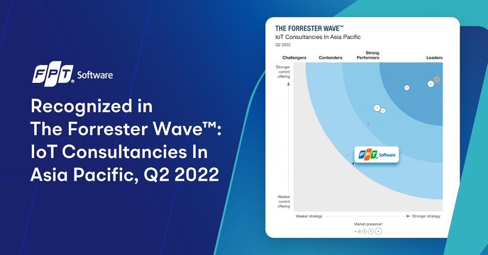 FPT Software được vinh danh top 8 nhà cung cấp IoT Châu Á - Thái Bình Dương